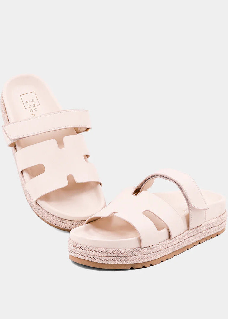 Izzy Sandals - Bone – Ivy Lee Boutique
